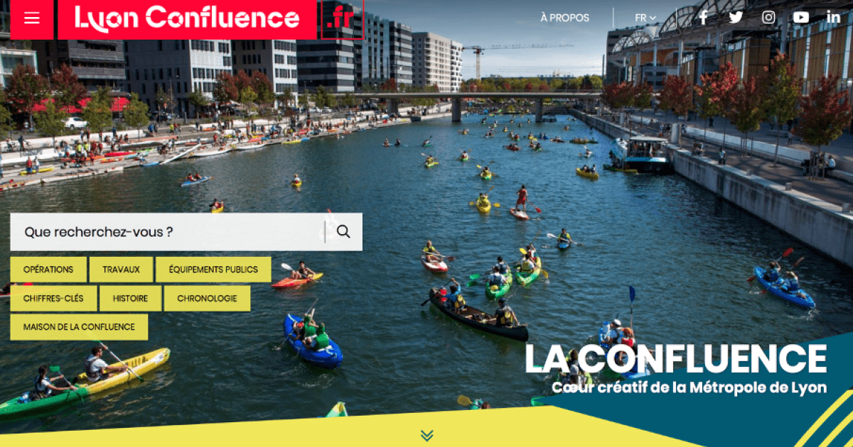 Discover our new website | Lyon Confluence