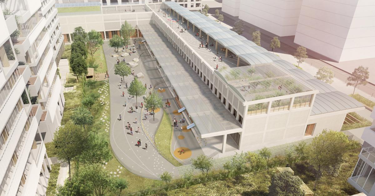 Un groupe scolaire qui préfigure l’école de demain | Lyon Confluence