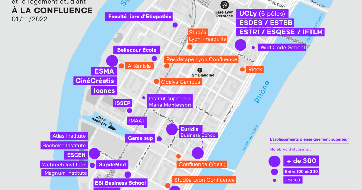 La Confluence seen by its students | Lyon Confluence