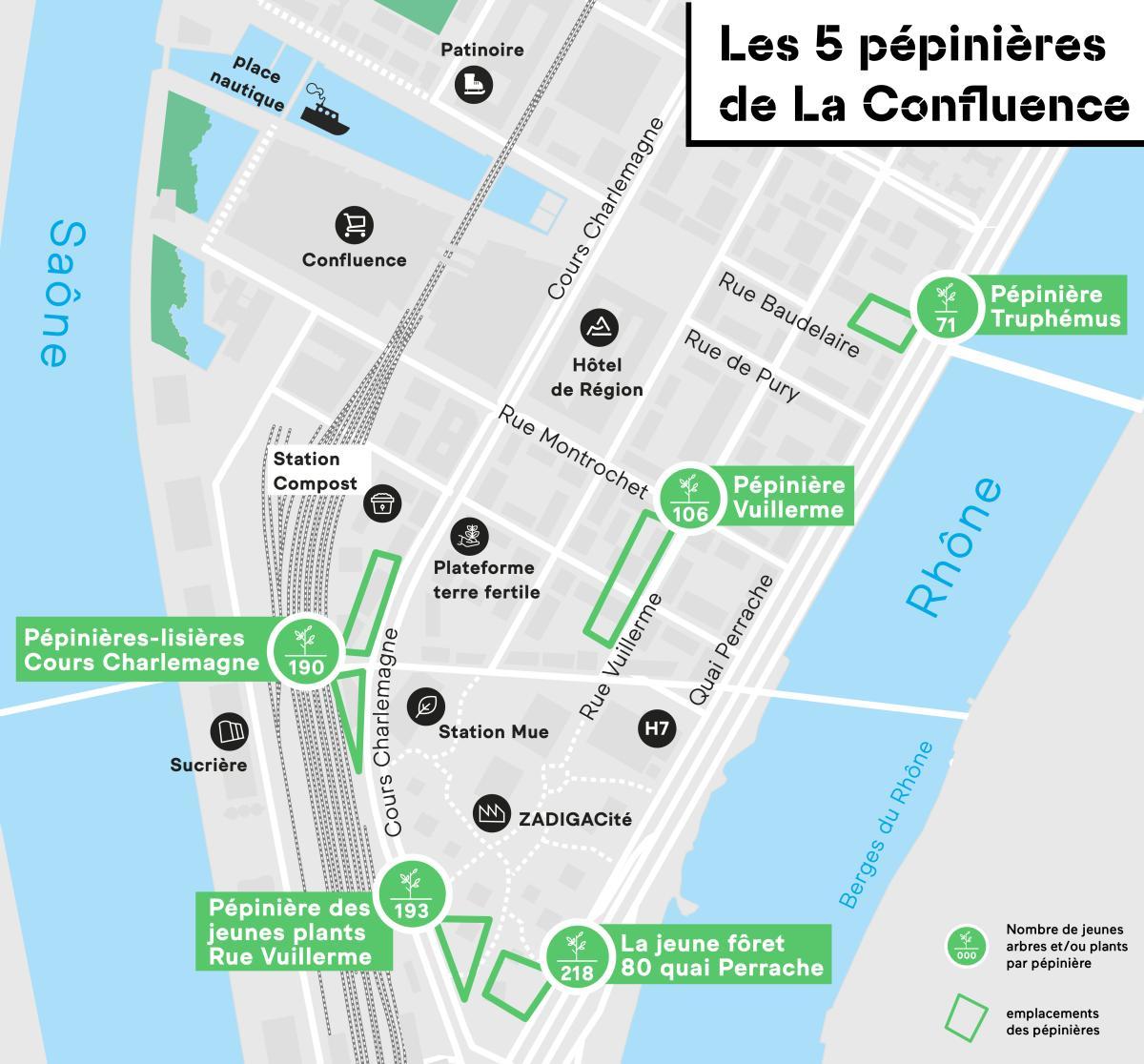 5 nurseries at La Confluence | Lyon Confluence