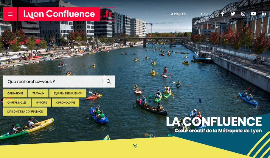 Discover our new website | Lyon Confluence